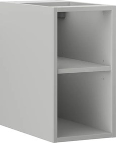 Mexen Box-A, otevřená skříňka s policí 25 cm, šedá matná, 91AX2-0250-470-0-62