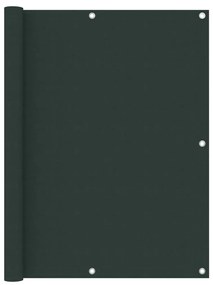 Balkónová zástěna tmavě zelená 120 x 600 cm oxfordská látka - Default Title