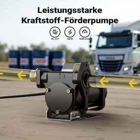 Čerpadlo na naftu Wiltec – 12 V, 180 W, 40 l/min (65125)