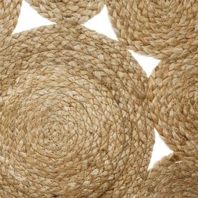 Kulatý koberec Lace 80 cm hnědý