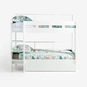 Patrová postel SILK 90x200 bílá