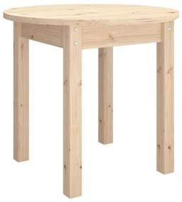 Konferenční stolek Ø 45 x 40 cm masivní borové dřevo - Default Title