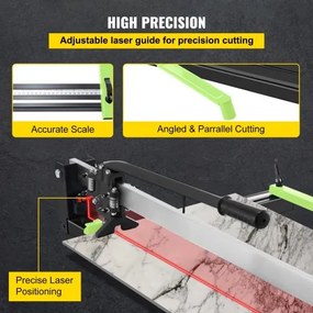 78,7 cm modrá ruční řezačka dlaždic s přesným laserovým polohováním