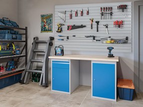 Závěsný panel STORIA, 300 x 17 x 1220 mm, šedá