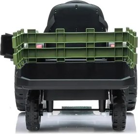 Buddy Toys FARM Elektrický traktor + vozík / 30 W / Rychlost: 3-7 km-h