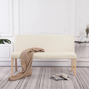 Lavice 139,5 cm krémová polyester 281337