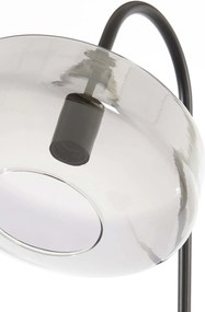 Kovová stojací lampa BLACK SOLNA