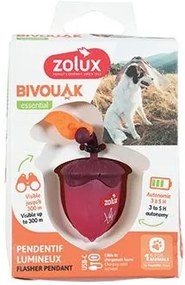Zolux S.A.S. Světýlko blikací BIVOUAK oříšek USB červená Zolux