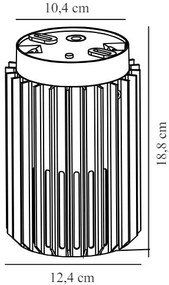 Černé venkovní stropní svítidlo Aludra 18 Seaside pro žárovku E27  - Nordlux