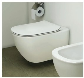 Ideal Standard Tesi - Závěsné WC s deskou SoftClose, AquaBlade, bílá, T354601