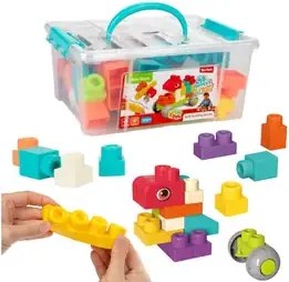 TEDDIES Stavebnice kostky 48 ks / Stavebnice / Plast / Plastový kufřík