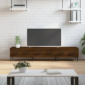 vidaXL TV skříňka 150x36x30 cm kompozitní dřevo [829159] Barva: hnědý dub