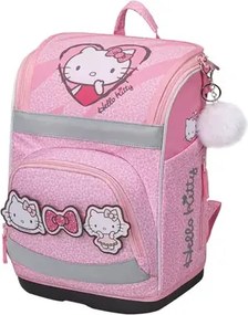 BAAGL Školní aktovka Zippy Plus Hello Kitty Sweet Leopard / GRS / 21 l