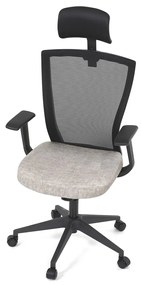 Kancelářská židle MARIE černo-béžová