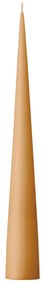 ester & erik Svíčka Cone 37 cm – 27 Almond Butter, hnědá barva, vosk