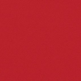 Zatahovací boční markýza červená 220 x 600 cm