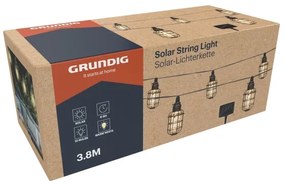 Grundig - LED Solární řetěz 10xLED 3,8m IP44 teplá bílá 600 mAh