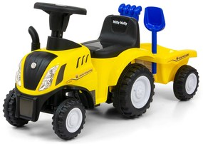 Milly Mally Traktor s vlečkou NEW HOLLAND T7 žlutá