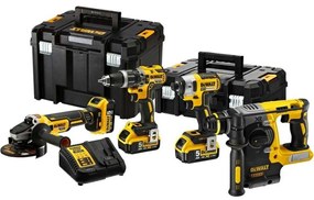 DeWALT - 10dílná sada AKU nářadí, baterií a nabíječky DCK422P3T