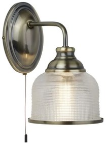 Searchlight 2671-1AB Nástěnná lampa BISTRO patina s vypínačem