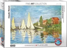 EUROGRAPHICS Puzzle Regata v Argenteuil / 1000 dílků / 68 x 48 cm