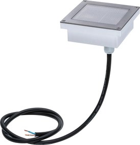 P 94595 LED zemní svítidlo Smart Home Zigbee Brick neláká hmyz IP67 hranaté 100x100mm CCT 1W 230V ocel ocel - PAULMANN