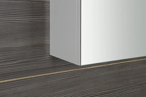 Sapho, RIWA galerka s LED osvětlením, 81x60x17cm, bílá lesk, RIW080-0030