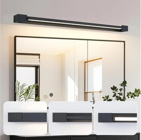 BRILAGI - LED Koup. osvětlení zrcadla AQUA LINE LED/20W/230V 80 cm IP44 černá