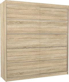 ADRK Furniture Skříň s posuvnými dveřmi ESTEVA 200 ADRK-SW-EST-S-200