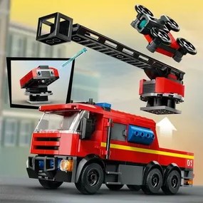 LEGO® City 60414 Hasičská stanice s hasičským vozem / Počet dílků: 843