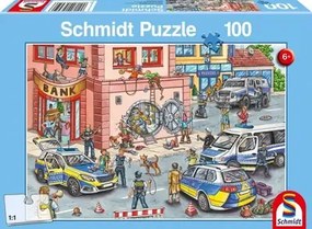 SCHMIDT Puzzle Policie v akci / 100 dílků / 36,1 × 24,3 cm