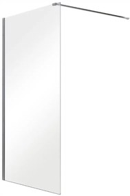 Invena Walk-In, sprchová zástěna 90X200cm, 8mm čiré sklo, chromový profil, INV-AK-32-196-O