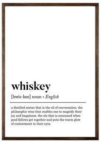 Plakát 50x70 cm Whiskey – Wallity