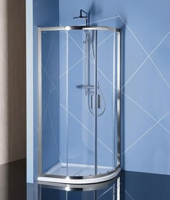 Polysan Polysan, EASY LINE čtvrtkruhová sprchová zástěna 1200x800mm, L/R, čiré sklo, EL2315