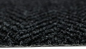 VEBE FLOORCOVERINGS BV Čisticí zóna Boomerang 50 černá BARVA: Černá, ŠÍŘKA: 2 m