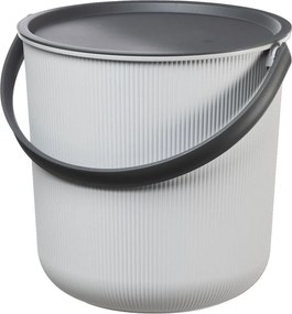 Úložný box Akita, ø 27,7 × 25,8 cm, 10 l, šedá