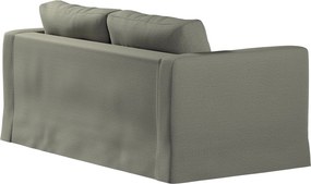 Potah na pohovku IKEA  Karlstad 2-místná , nerozkládací, dlouhý barva šedá látka pletený vzor