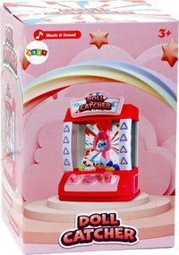 LEAN Toys Automat na chytání panenek, drobností a plyšáků – růžový