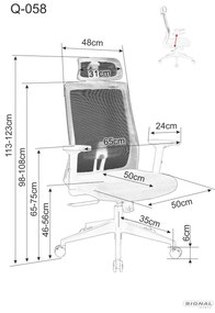 Kancelářská židle Notra černá