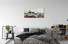 Obraz na skle Německo Castle podzim Munich 100x50 cm