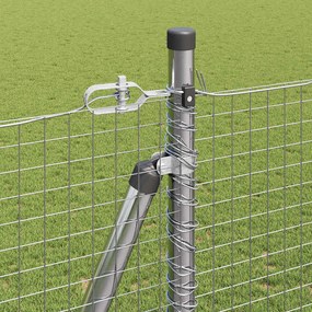 Svařovaná drátěná plotina s betonovou základnou 50 x 1,4 m 3352362
