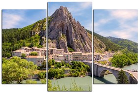 Obraz na plátně - Sisteron v Provence 1235C (105x70 cm)