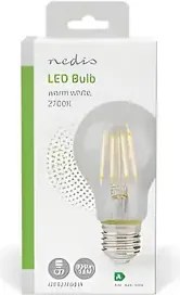 Nedis LED žárovka E27 / A60 / 3.8 W / 806 lm / 2700 K / Teplá bílá / R