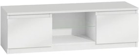 TV stolek Leky 140 cm bílý