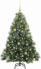 Umělý vánoční stromeček s stojanem Zelená 150 cm PE a PVC 3397839