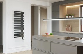 Instalprojekt Koupelnový radiátor POP STAR černá barva Barva radiátoru - Černá, Rozměr radiátoru - 600 × 1820 mm, výkon 735 W RADPOP601831