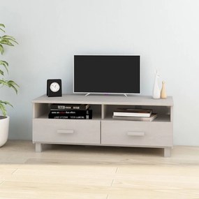 vidaXL TV stolek HAMAR 106 x 40 x 40 cm masivní borovice [340470] Barva: Bílá