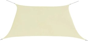 vidaXL Stínící plachta oxfordská látka čtvercová 3,6 x 3,6 m [42302] Barva: Béžová