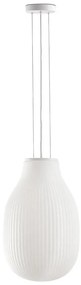 FARO 28300 - Lustr na lanku ISABELLE 1xE27/15W/230V pr. 31 cm bílá