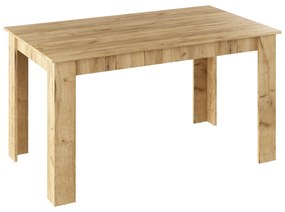 Kondela Jídelní stůl, dub artisan, 140x80 cm, GENERAL NEW
